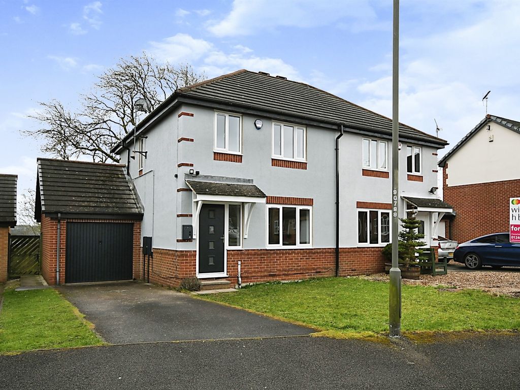 3 bed semi-detached house for sale in Old School Lane, Calow ...