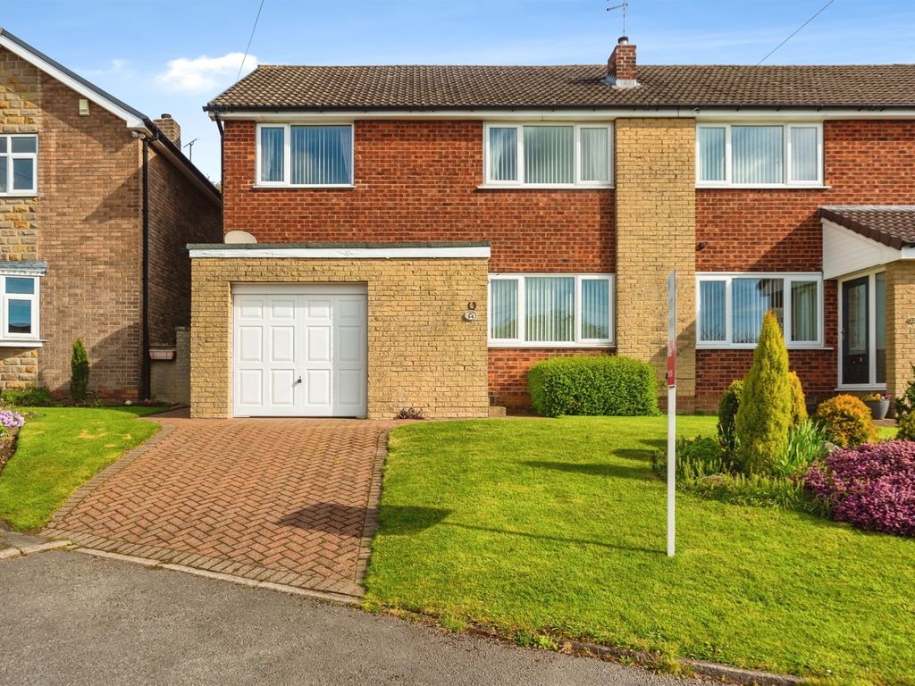 3 bed semi-detached house for sale in Bradlea Rise, Rawmarsh, Rotherham ...