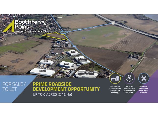 Land to let in Boothferry Point, Boothferry Road, Howden, East ...