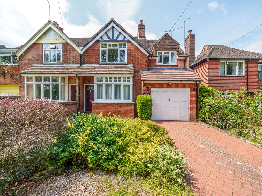 4 bed semi-detached house for sale in Burnt Common Lane, Ripley, Woking ...