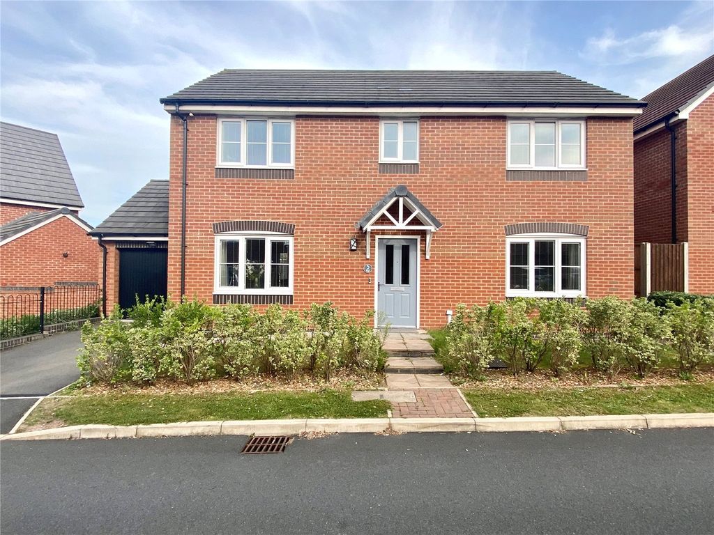 4 bed detached house for sale in Buxus Road, Hadley, Telford ...