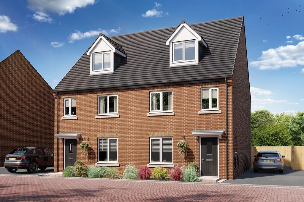 New home, 4 bed semi-detached house for sale in "The Elliston - Plot 51 ...