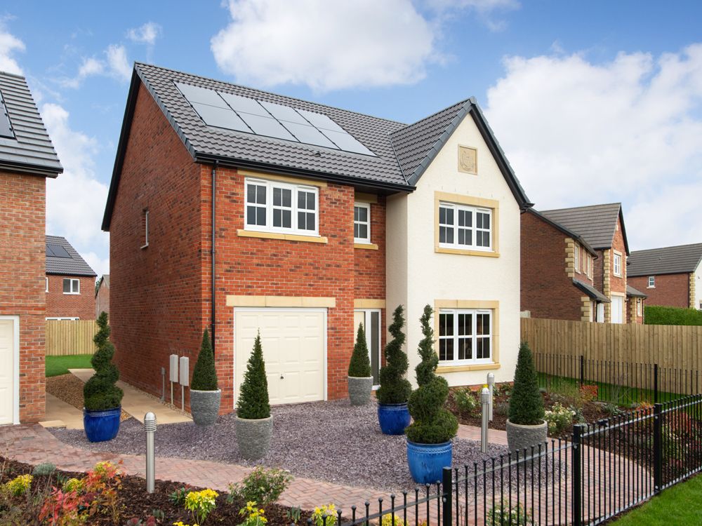 New home, 4 bed detached house for sale in "Hewson" at Tanfield Lea ...