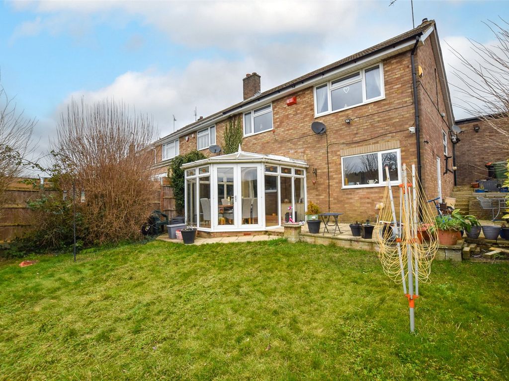 3 bed semi-detached house for sale in Bibshall Crescent, Dunstable ...