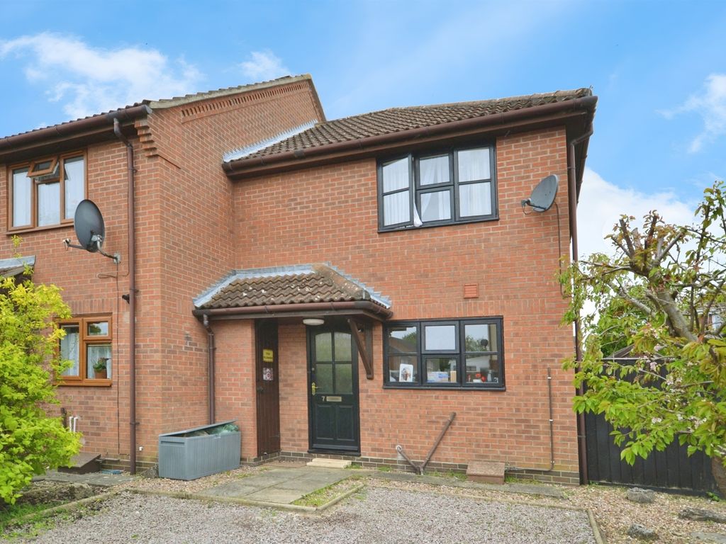 2 bed semi-detached house for sale in Grevel Close, Spalding PE11, £ ...