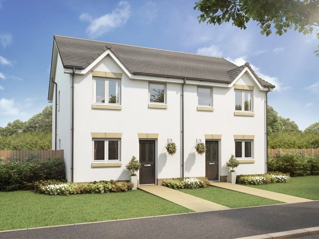 New home, 3 bed semi-detached house for sale in "The Baxter - Plot 87" at Meikle Earnock Road ...
