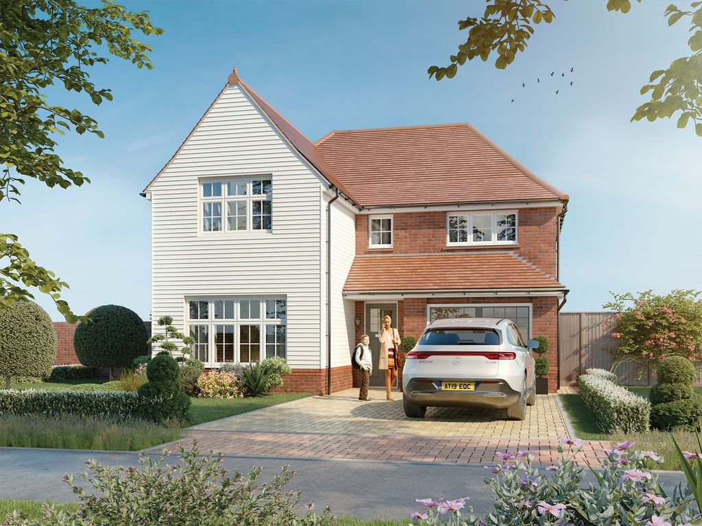 New home, 4 bed detached house for sale in "Marlow" at Roman Way ...