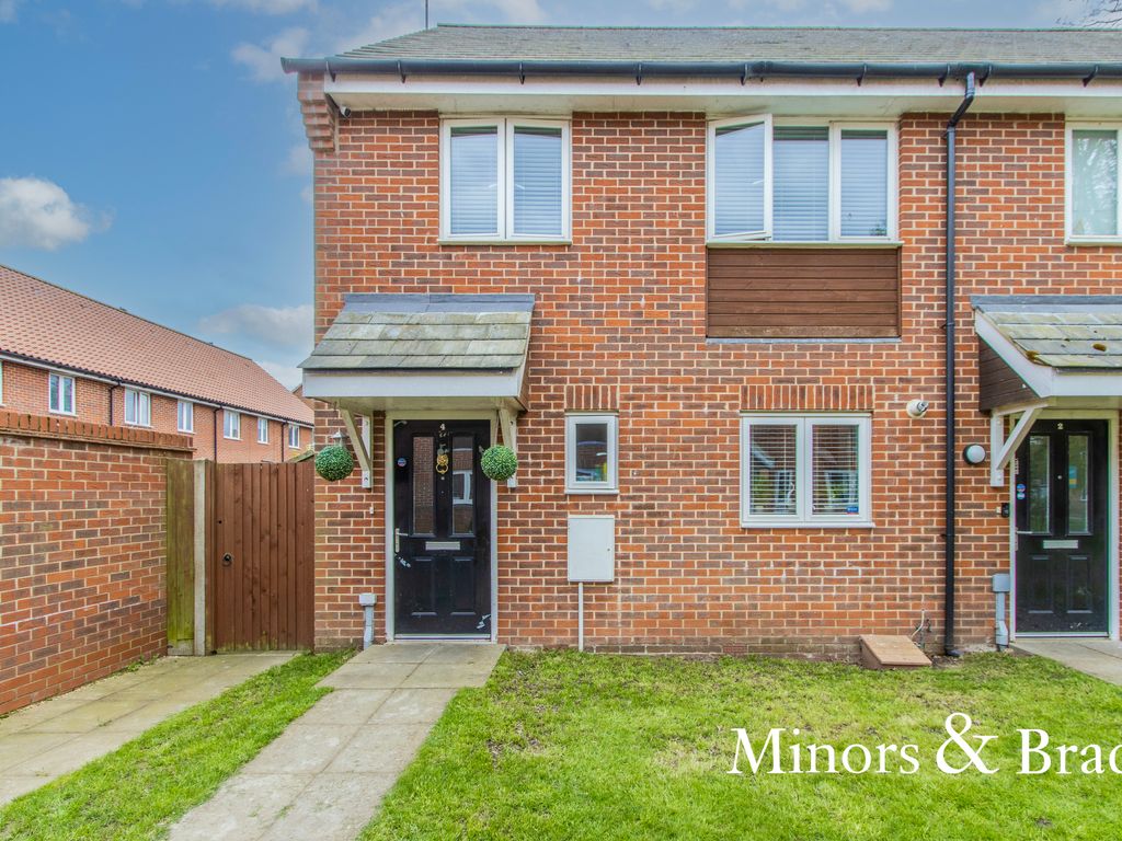 3 bed semi-detached house for sale in Iris Walk, Carbrooke, Thetford ...