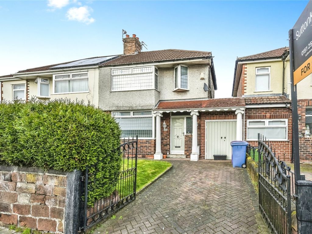 3 bed semi-detached house for sale in Town Row, Liverpool, Merseyside ...