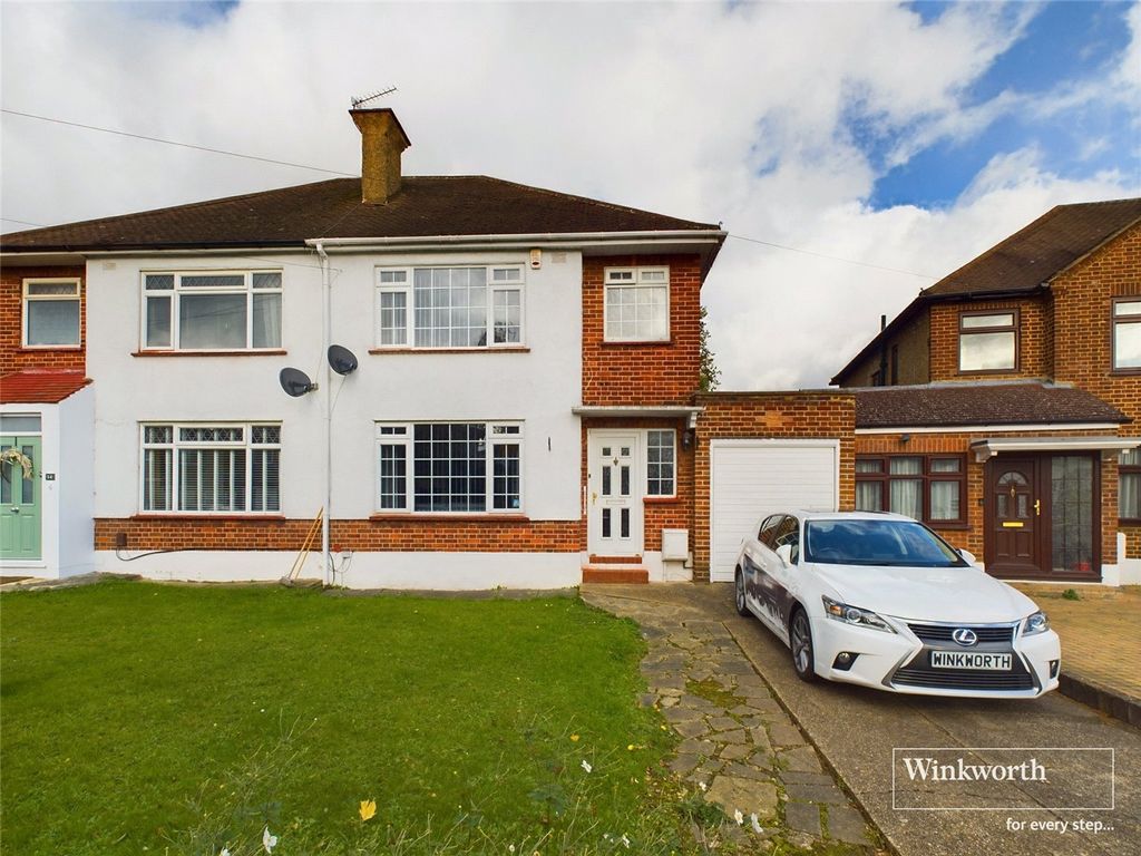 3 bed semi-detached house for sale in Palace Court, Harrow, Middlesex ...