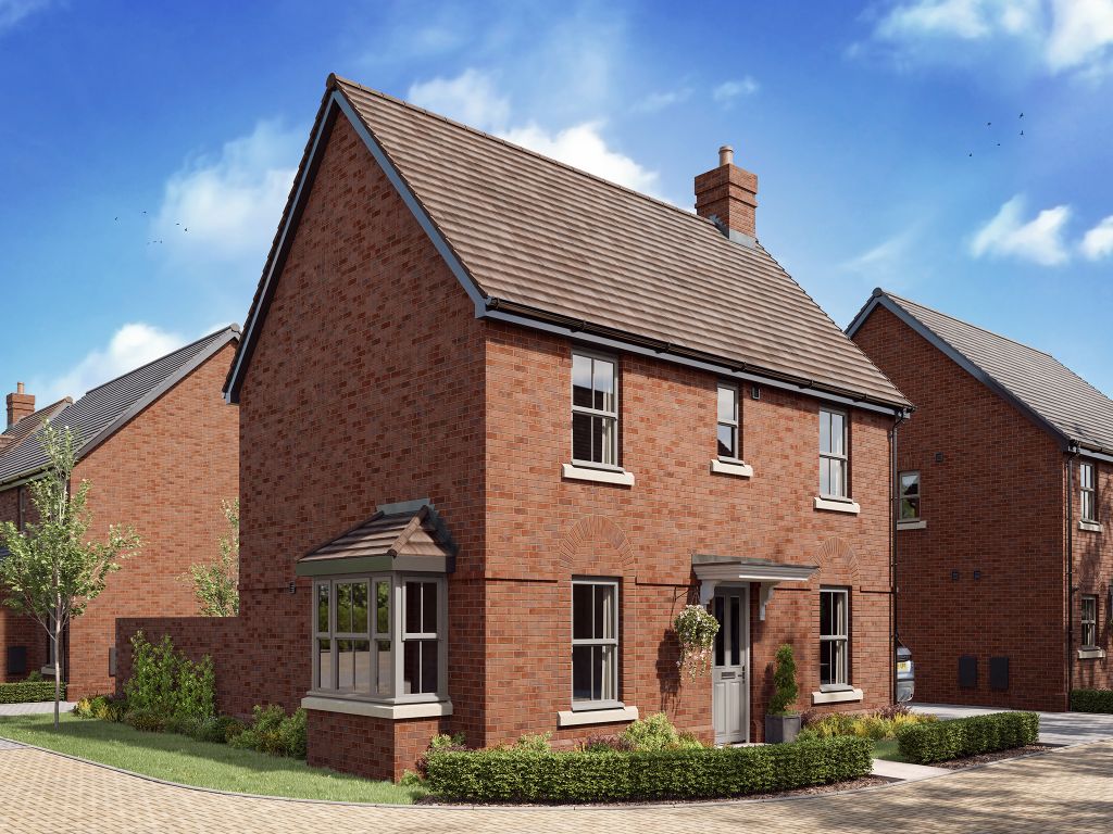 New home, 3 bed detached house for sale in "The Bellington" at Church ...