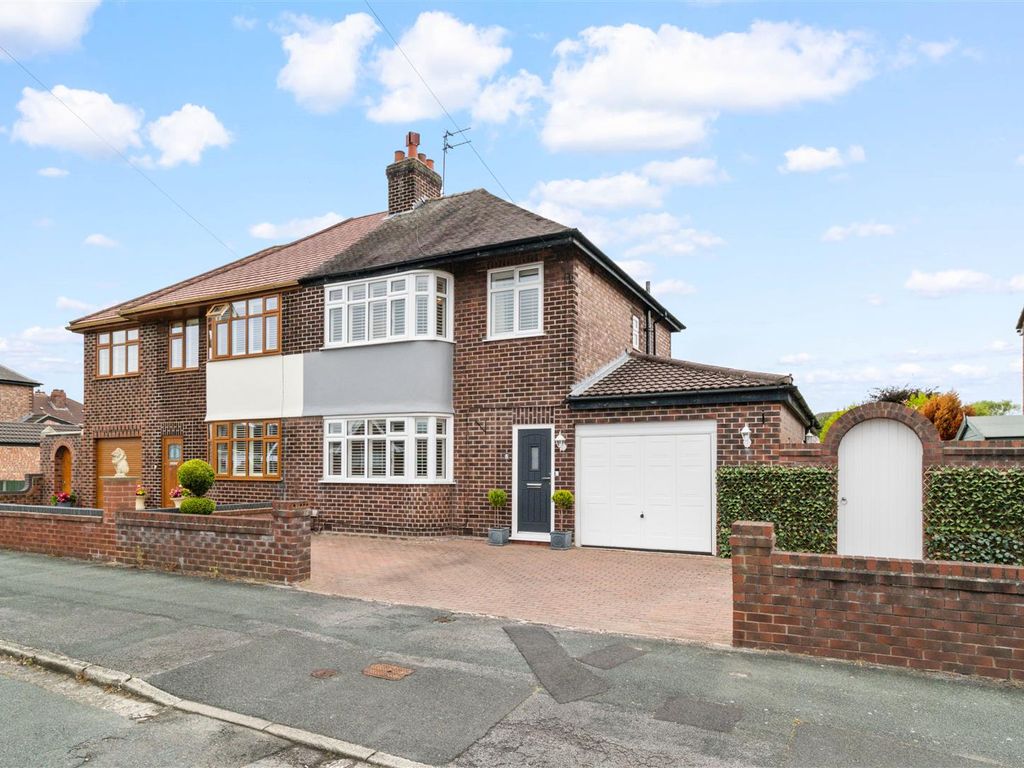 3 bed semi-detached house for sale in Manx Road, Warrington, Cheshire ...