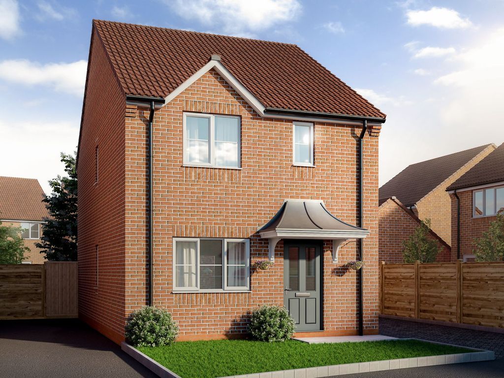 New home, 3 bed detached house for sale in Churchside, Calow ...