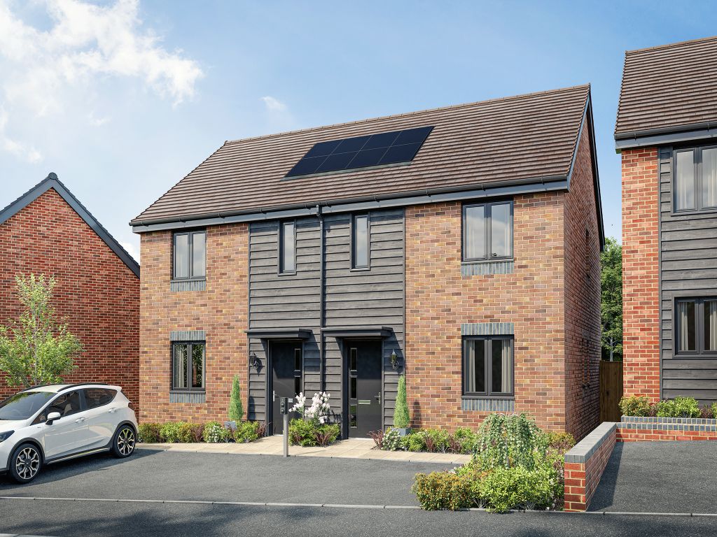 New home, 3 bed semi-detached house for sale in "The Danbury" at Martin ...