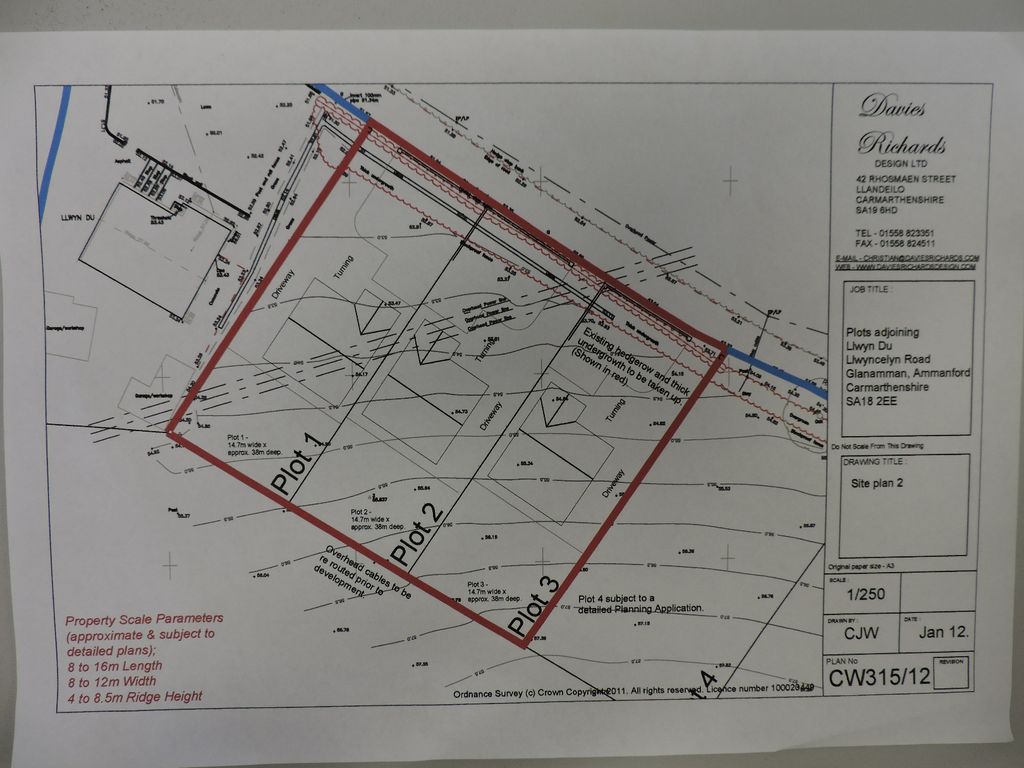 Land for sale in Plot 2 Adj To Llwyndu, Llwyncelyn Road, Glanamman SA18 ...