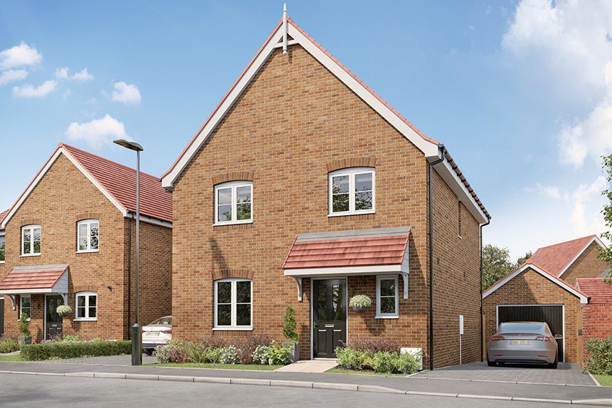 New home, 4 bed detached house for sale in "The Fieldfare" at Flitwick ...