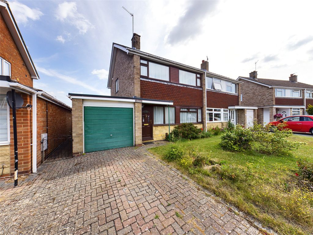 3 bed semi-detached house for sale in Barton Way, Up Hatherley ...