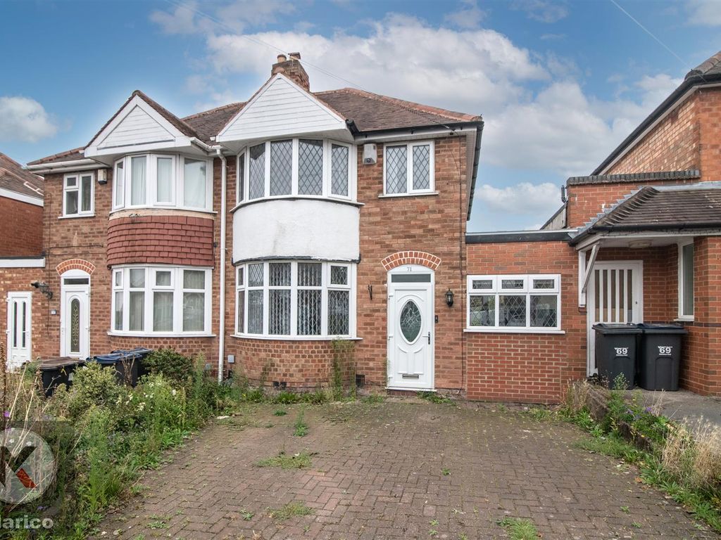 3 Bed Semi Detached House For Sale In Herondale Road Yardley