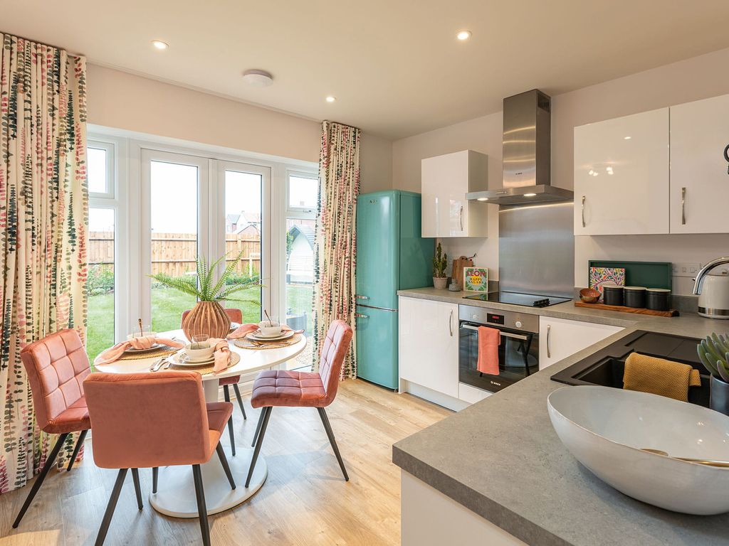 New home, 2 bed terraced house for sale in "The Dekker" at Arborfield ...