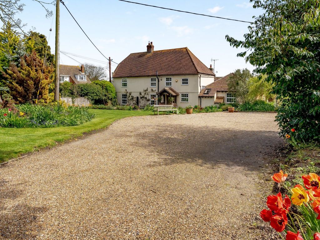 5 bed detached house for sale in The Street, Finglesham, Deal, Kent ...