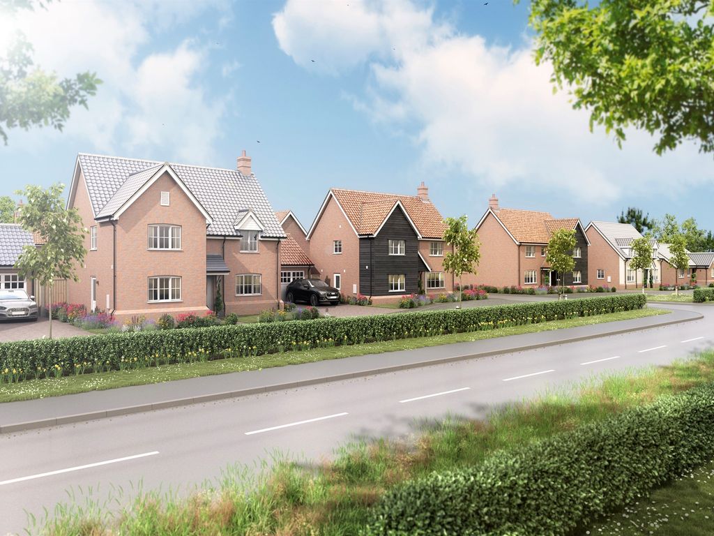 New home, Detached house for sale in Norwich Road, Yaxham, Dereham NR19 ...