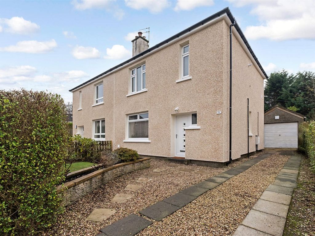 3 bed semi-detached house for sale in Nithsdale Crescent, Bearsden ...