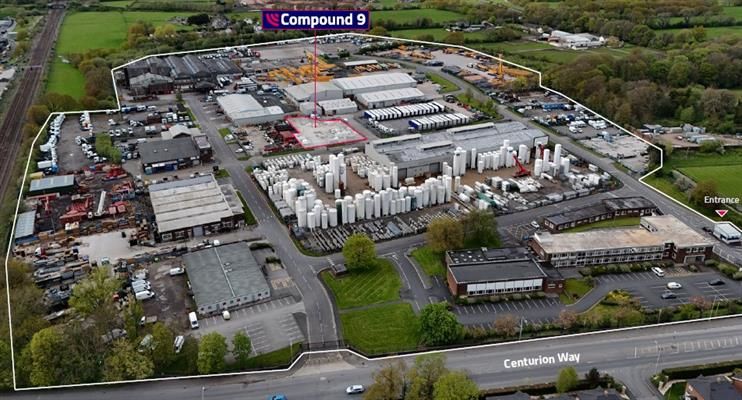 Land to let in Secure Compounds Available, Leyland Business Park ...