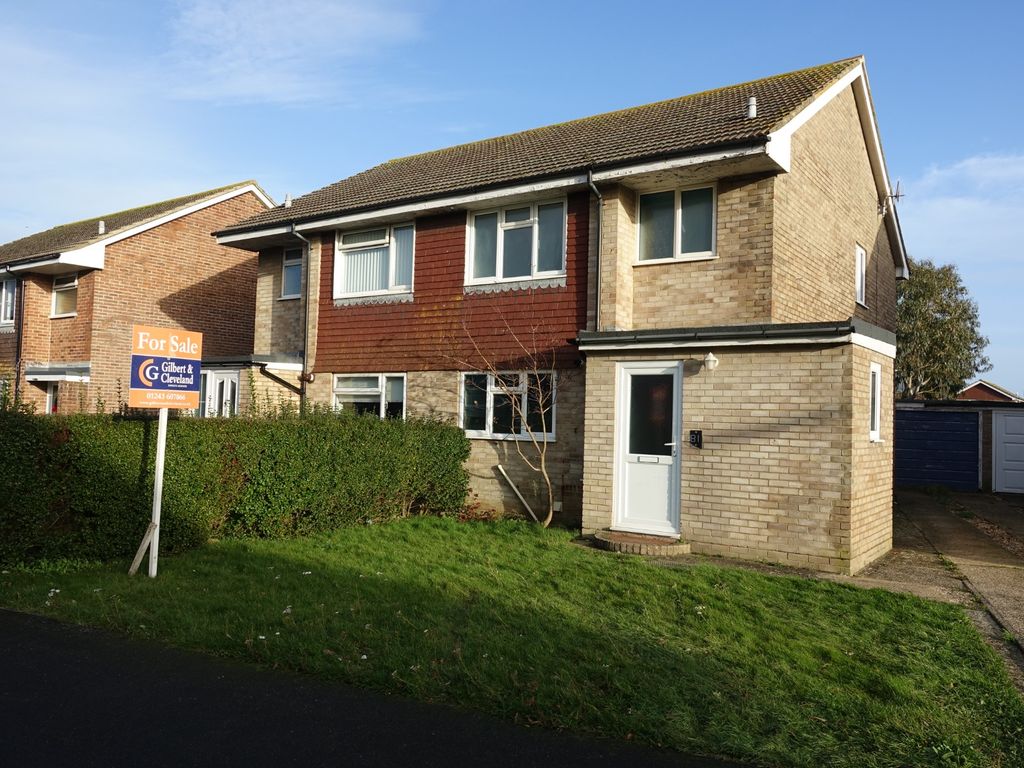 3 Bed Semi Detached House For Sale In Gainsborough Drive Selsey