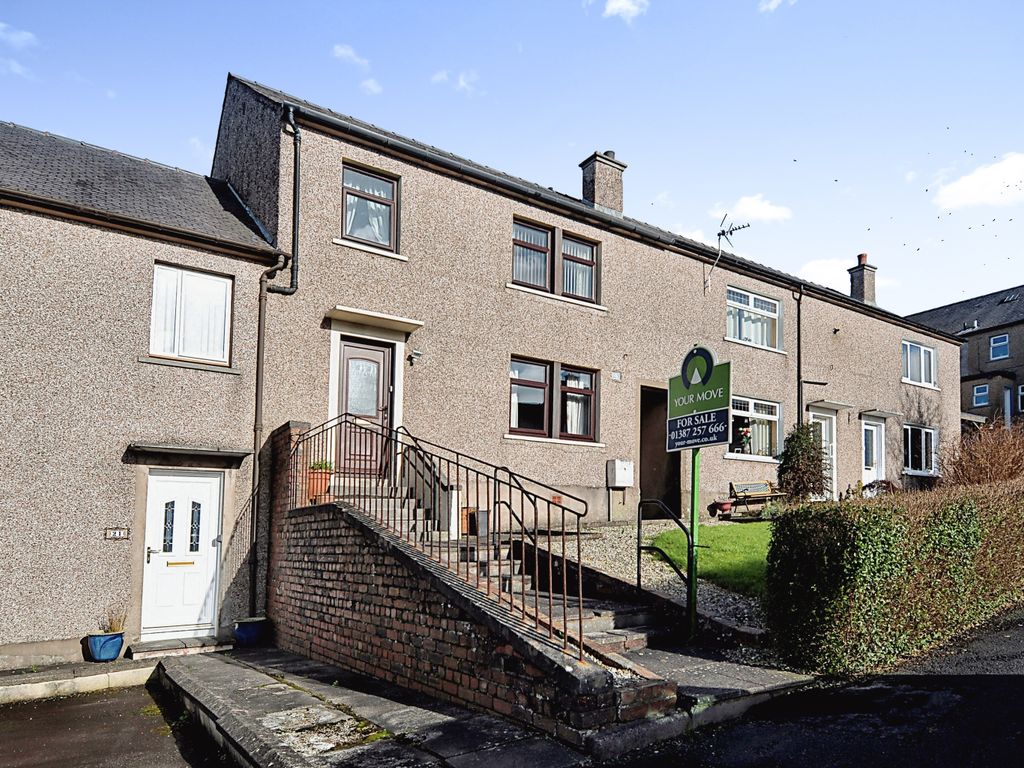 3 bed terraced house for sale in Rosebank Crescent, Lockerbie, Dumfries ...