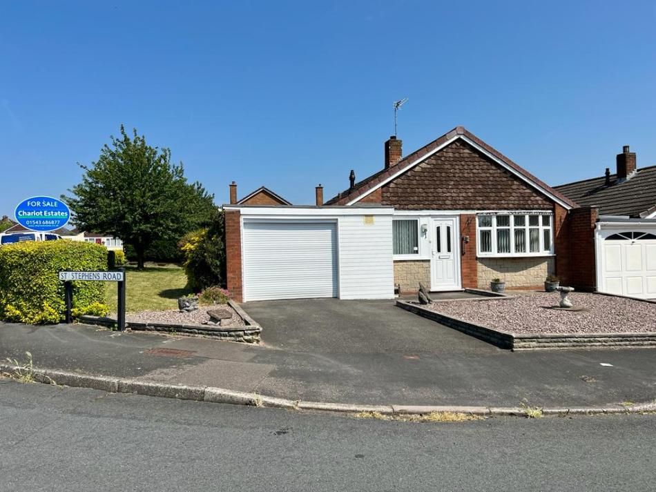 2 Bed Detached Bungalow For Sale In St Stephens Road Burntwood Ws7