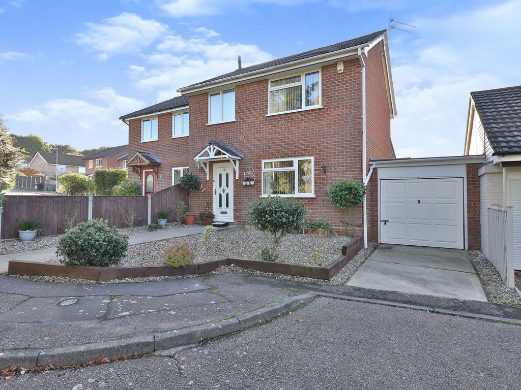 3 bed semi-detached house for sale in Braeford Close, Hellesdon ...