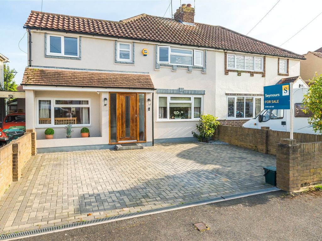 5 bed semi-detached house for sale in Staines, Surrey TW18, £650,000 ...