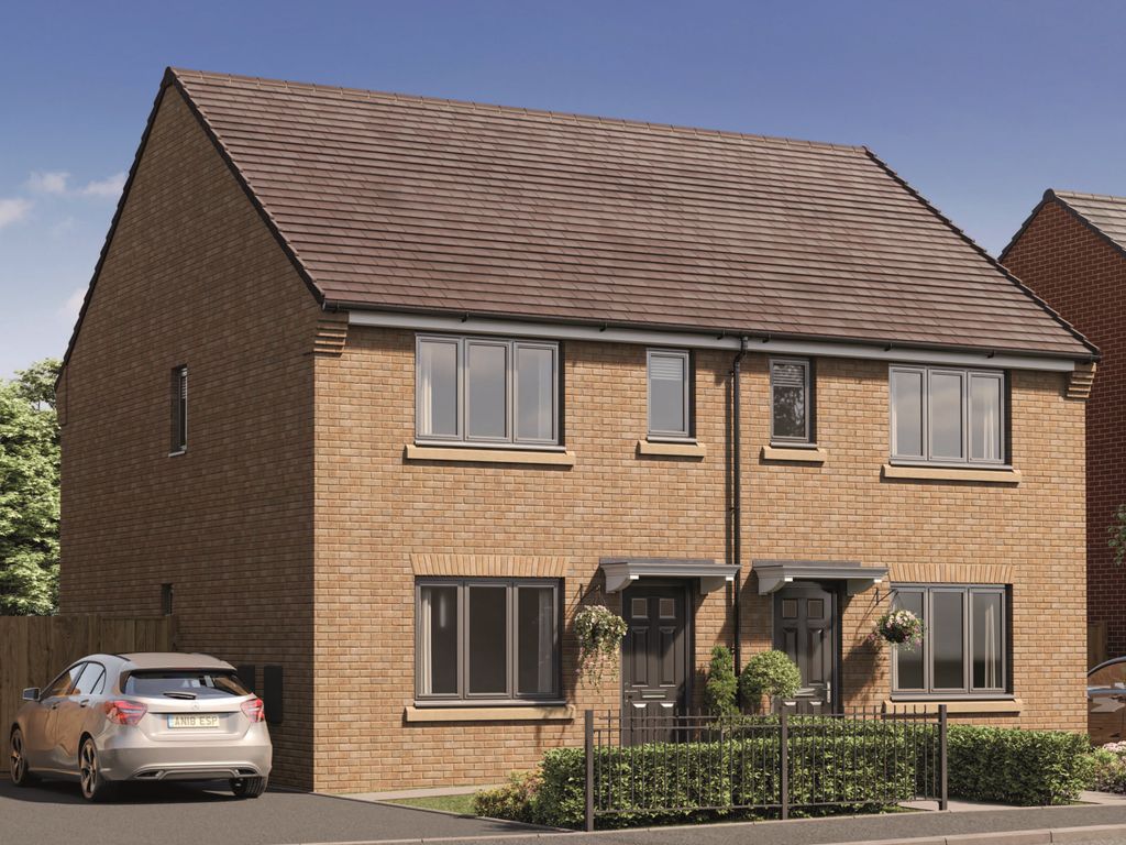 New home, 3 bed semi-detached house for sale in Plot 59 Marble Square ...