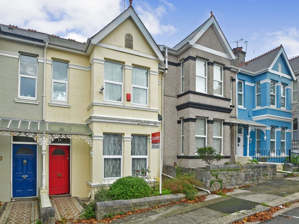 3 bed terraced house for sale in Bickham Park Road, Peverell, Plymouth ...