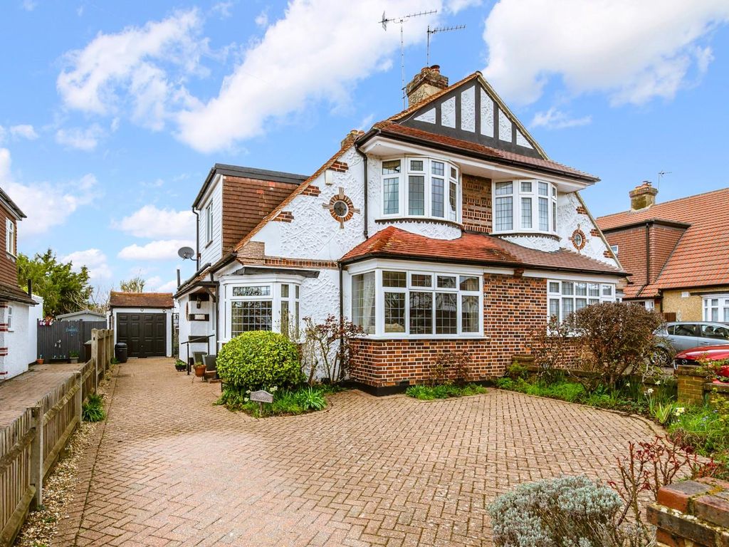 3 bed semi-detached house for sale in Chadacre Road, Stoneleigh, Epsom ...
