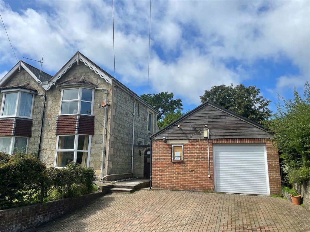 3 bed semi-detached house for sale in High Street, Wroxall, Ventnor ...