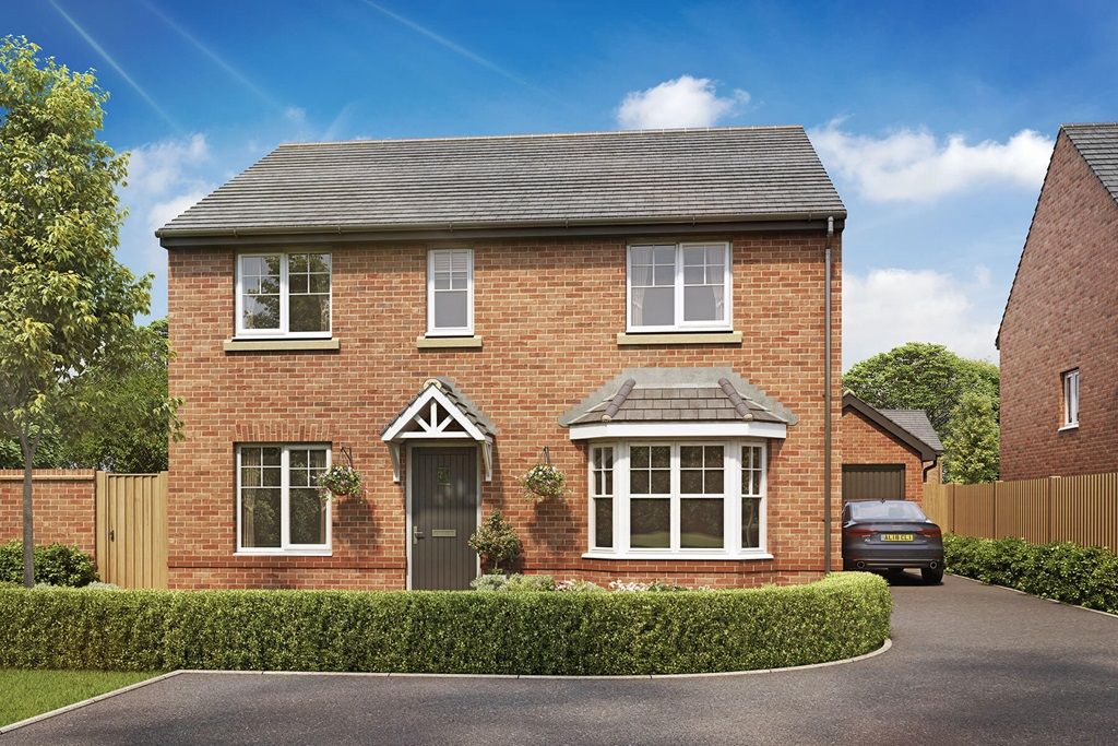 New home, 4 bed detached house for sale in "The Manford - Plot 390" at Wrexham Road, Marlston ...