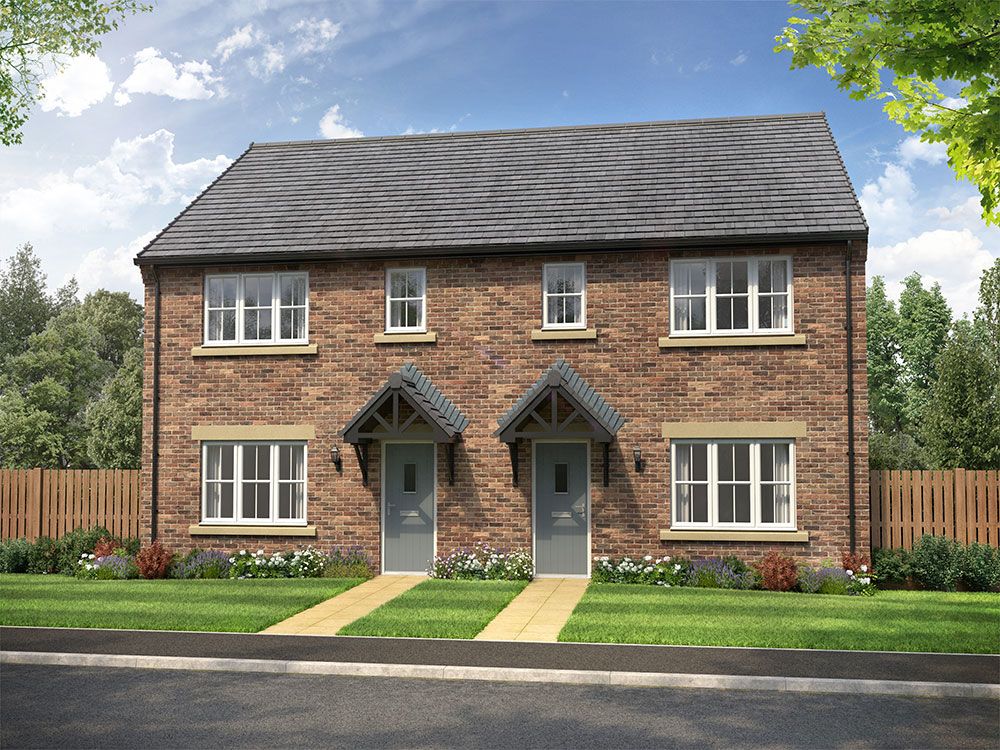 New Home 3 Bed Semi Detached House For Sale In Fulford At Ghyll Brow