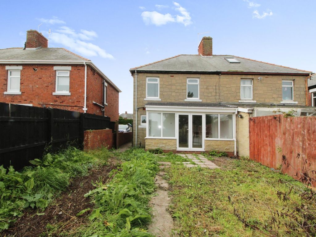 3 bed semi-detached house for sale in Oakland Terrace, Lynemouth ...