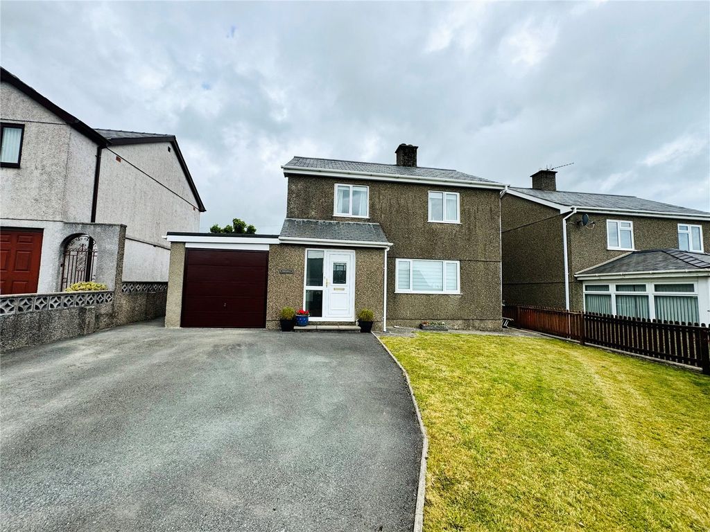 New home, 3 bed detached house for sale in Ty'n Rhos Estate, Chwilog ...