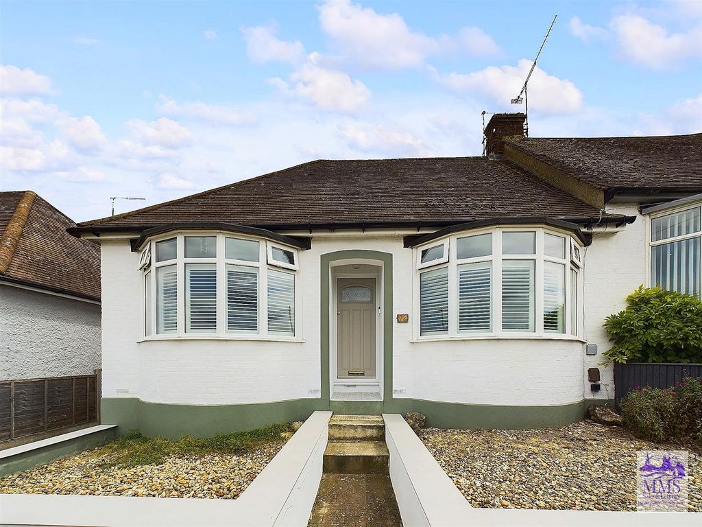 2 bed semi-detached bungalow for sale in Delce Road, Rochester ME1, £ ...