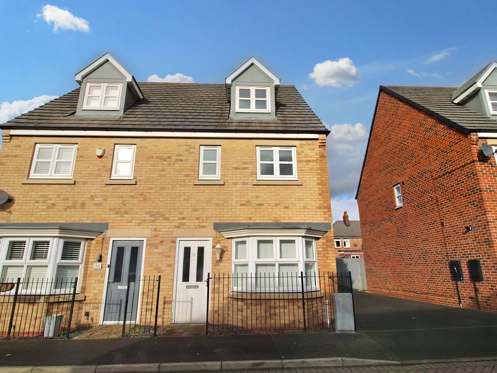 3 bed town house to rent in Wyedale Way, Walkergate, Newcastle Upon ...