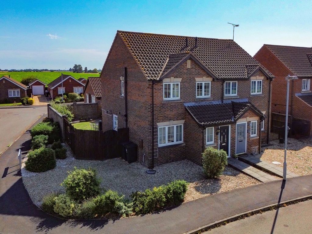 3 bed semi-detached house for sale in Church Walk, Sibsey, Boston PE22 ...