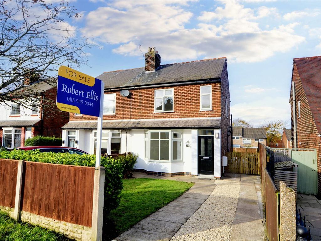2 bed semi-detached house for sale in Station Road, Awsworth ...