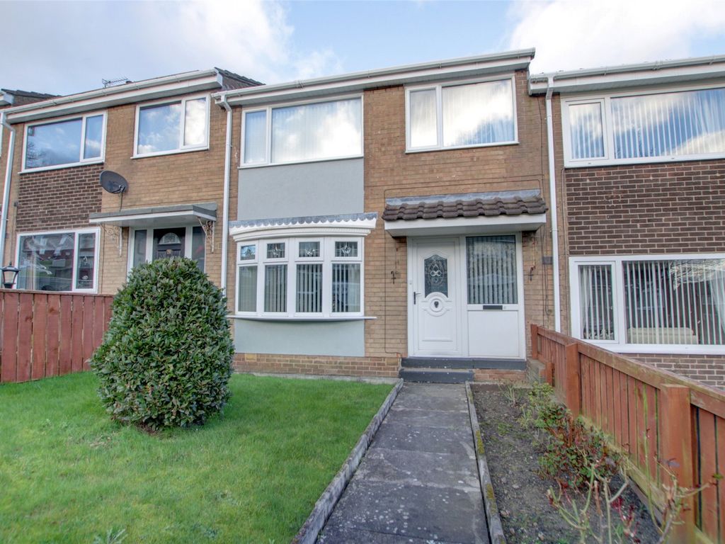 3 bed terraced house for sale in Walton Close, Stanley, County Durham ...