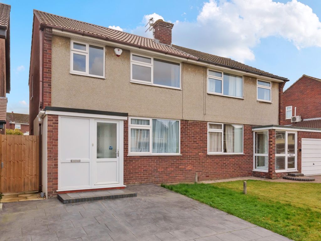3 bed semi-detached house for sale in Torridge Road, Keynsham, Bristol ...