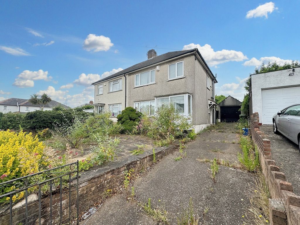3 bed semi-detached house for sale in Brachdy Road, Rumney, Cardiff ...