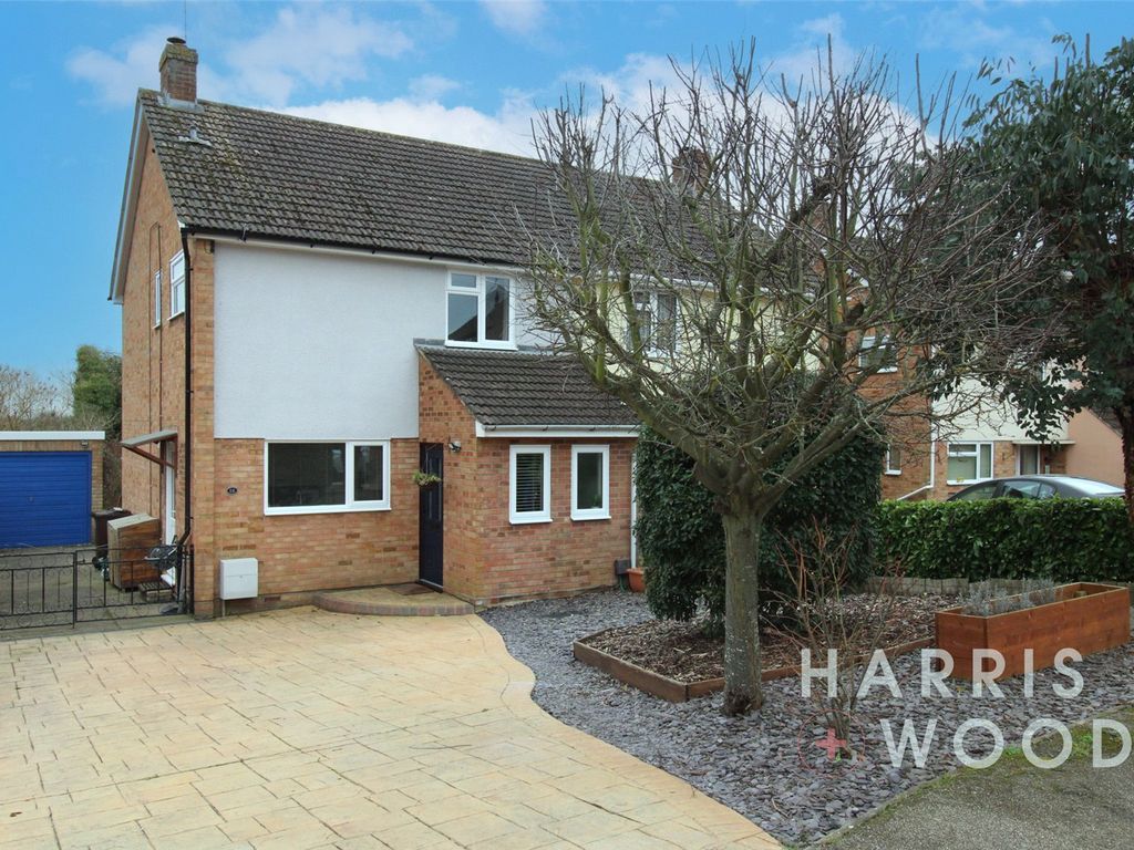 3 Bed Semi Detached House For Sale In Valley Crescent West Bergholt