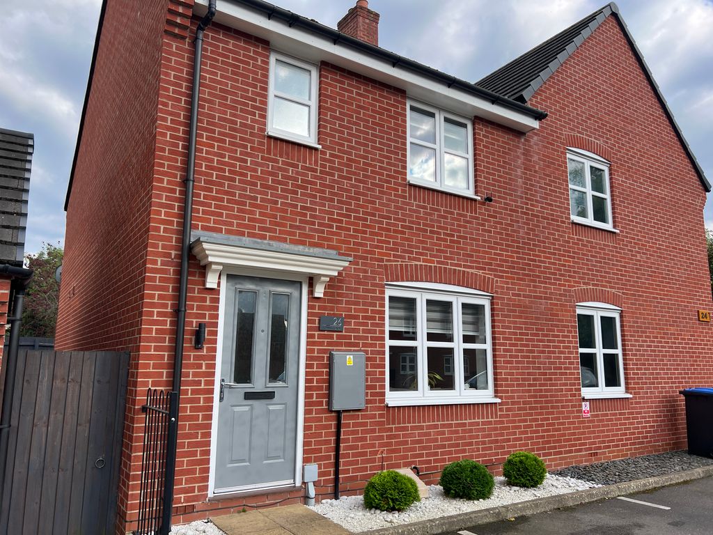 New home, 3 bed semi-detached house for sale in Teeswater Close, Long Lawford, Rugby CV23, £ ...