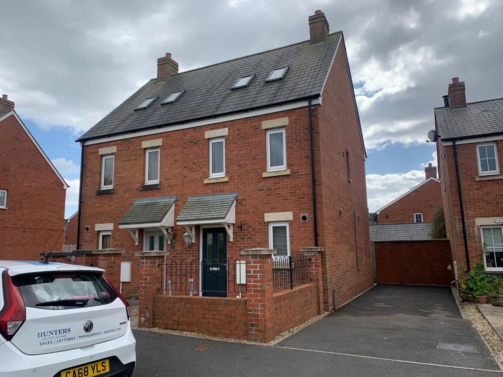 3 bed semi-detached house to rent in Bryn Y Telor, Coity, Bridgend CF35 ...